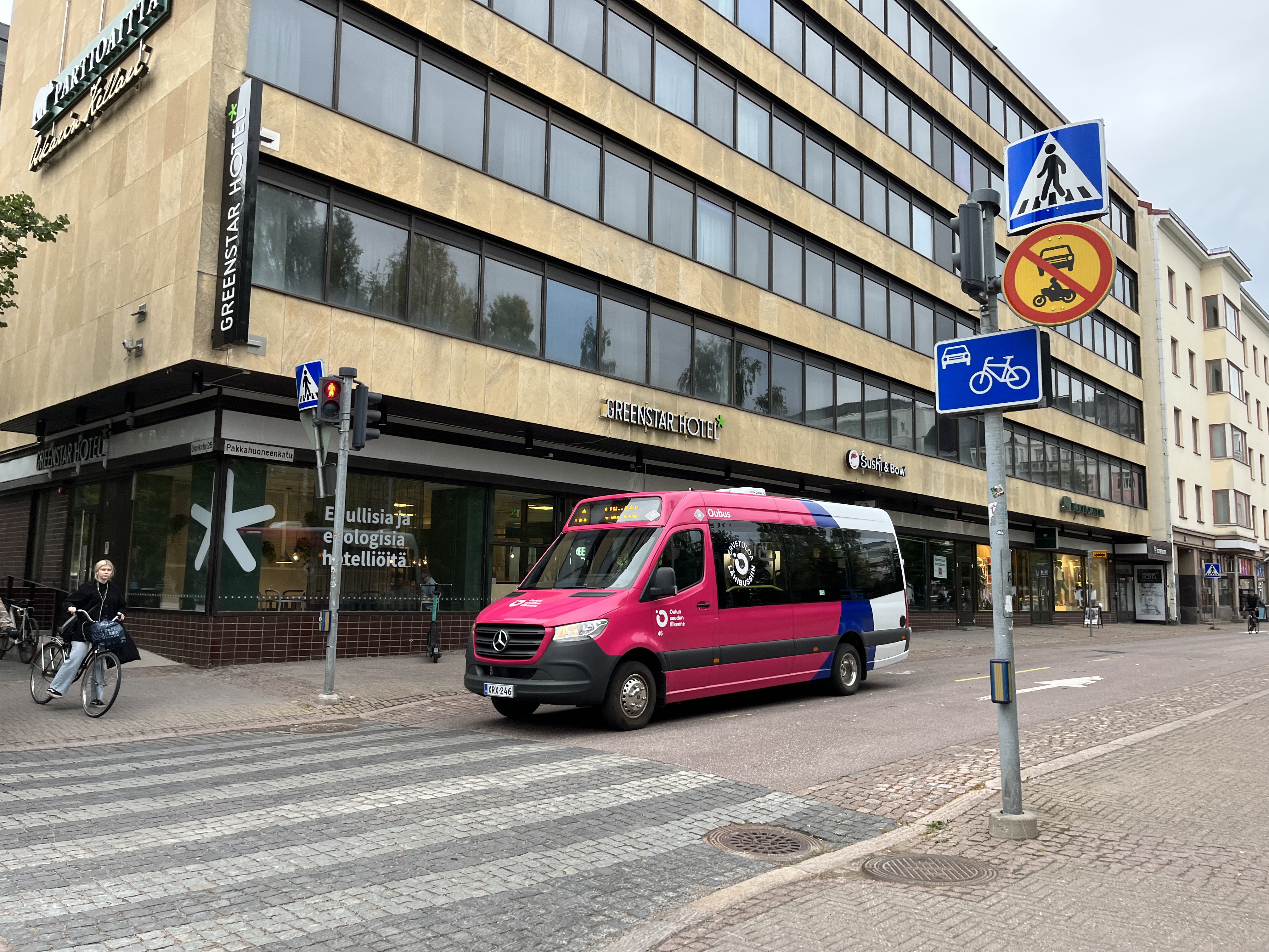 Lines A, B, C and D on detour routes - Oulun Seudun Liikenne